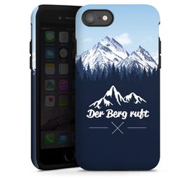 DeinDesign iPhone SE (2020) Handy Panzer Handyh&uuml;lle robuste Outdoor H&uuml;lle Schutzh&uuml;lle matt Wanderlust Sky Mountain Tough Case