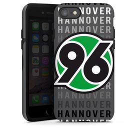 DeinDesign iPhone SE (2020) Handy Panzer Handyh&uuml;lle robuste Outdoor H&uuml;lle Schutzh&uuml;lle matt Official Licensed Product H96 Hannover 96 Tough Case