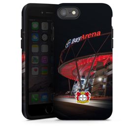 DeinDesign iPhone SE (2020) Handy Panzer Handyh&uuml;lle robuste Outdoor H&uuml;lle Schutzh&uuml;lle matt Bayer 04 Leverkusen Stadium Official Licensed Product Tough Case