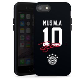 DeinDesign iPhone SE (2020) Handy Panzer Handyh&uuml;lle robuste Outdoor H&uuml;lle Schutzh&uuml;lle matt Jamal Musiala Fcb Fc Bayern M&uuml;nchen Tough Case