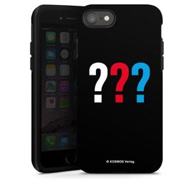 DeinDesign iPhone SE (2022) Handy Panzer Handyh&uuml;lle robuste Outdoor H&uuml;lle Schutzh&uuml;lle matt Official Licensed Product Logo Die Drei ??? Tough Case