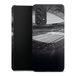 DeinDesign Galaxy A53 5G Handy Premium Case Smartphone Handyh&uuml;lle Schutzh&uuml;lle gl&auml;nzend Stadium Fcb Fc Bayern M&uuml;nchen Premium Case
