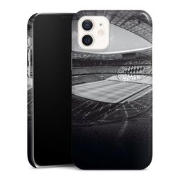 DeinDesign iPhone 12 Handy Premium Case Smartphone Handyh&uuml;lle Schutzh&uuml;lle gl&auml;nzend Stadium Fcb Fc Bayern M&uuml;nchen Premium Case