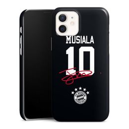 DeinDesign iPhone 12 Handy Premium Case Smartphone Handyh&uuml;lle Schutzh&uuml;lle gl&auml;nzend Jamal Musiala Fcb Fc Bayern M&uuml;nchen Premium Case