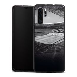 DeinDesign Huawei P30 Pro Handy Silikon H&uuml;lle Case schwarz Handyh&uuml;lle Stadium Fcb Fc Bayern M&uuml;nchen