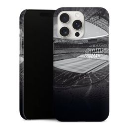 DeinDesign iPhone 15 Pro Max Handy Premium Case Smartphone Handyh&uuml;lle Schutzh&uuml;lle matt Stadium Fcb Fc Bayern M&uuml;nchen Premium Case