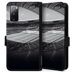 DeinDesign Galaxy S20 Handy Klapph&uuml;lle Handyh&uuml;lle aus Kunst Leder schwarz Flip Case Stadium Fcb Fc Bayern M&uuml;nchen Sideflip mit Lasche