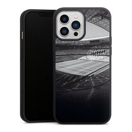DeinDesign iPhone 13 Pro Max Handy Premium Silikon H&uuml;lle Handyh&uuml;lle schwarz Case Stadium Fcb Fc Bayern M&uuml;nchen Silikon Premium Case