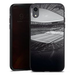 DeinDesign iPhone Xr Handy Silikon H&uuml;lle Case schwarz Handyh&uuml;lle Stadium Fcb Fc Bayern M&uuml;nchen
