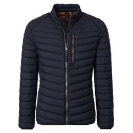 Langjacke Casamoda "Casamoda Jacke uni", Herren, Gr. L, blau (dunkelblau), 100% Polyester, Jacken
