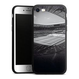 DeinDesign iPhone SE (2020) Handy Premium Silikon H&uuml;lle Handyh&uuml;lle schwarz Case Stadium Fcb Fc Bayern M&uuml;nchen Silikon Premium Case