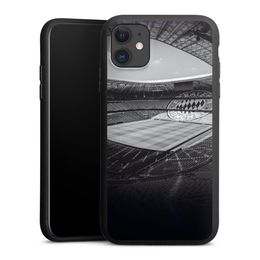 DeinDesign iPhone 11 Handy Premium Silikon H&uuml;lle Handyh&uuml;lle schwarz Case Fc Bayern M&uuml;nchen Fcb Stadium Silikon Premium Case