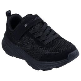 Sneaker Skechers "EDGERIDE", Kinder, Gr. 27, schwarz (schwarz, uni), Lederimitat, Textil, Schuhe, Konfirmationsschuh, Festtagsschuh, Größenschablone zum Download