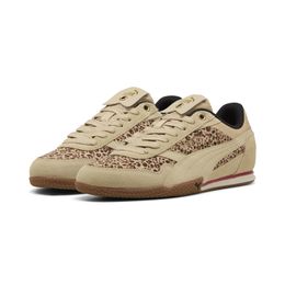 Puma Damen Sneaker "Bella Donna Animal Flair Sneakers Damen", Gr. 37,5toasted almond beige, Obermaterial: Kuhleder, Textil, Synthetik, Leder; Futter: