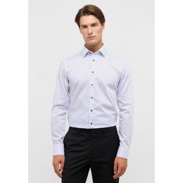Langarmhemd Eterna "SLIM FIT", Herren, Gr. 40, Normalgr&ouml;&szlig;en, blau (hellblau), Twill, 100% Baumwolle, schmal, Manschette, Hemden, NON IRON (b&uuml;gelfrei)