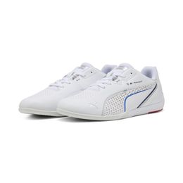 Sneaker Puma "BMW M Motorsport Drift Cat 11 Sneakers Erwachsene", Damen, Gr. 42.5, wei&szlig; (wei&szlig; cool cobalt blau), Obermaterial: Synthetik, Textil, Leder. Futter: Textil. Innensohle: Textil. Laufsohle: Gummi, Schuhe Sneaker