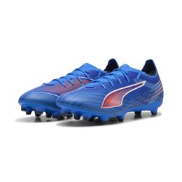 Fu&szlig;ballschuh Puma "ULTRA 6 MATCH FG/AG Fu&szlig;ballschuhe Erwachsene", Herren, Gr. 39, wei&szlig; (ultra blau wei&szlig; glowing rot), Obermaterial: Synthetik, Textil; Futter: Synthetik, Textil; Innensohle: Textil; Laufsohle: Synthetik, Schuhe Fu&szlig;ballschuh