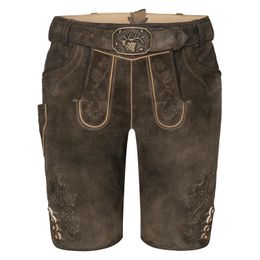Spieth & Wensky Spieth & Wensky Kurze Lederhose Everest Dunkelbraun (Gr&ouml;&szlig;e: 48)