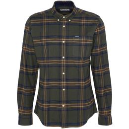 Barbour Karohemd Portdown Olive (Größe: XXL)