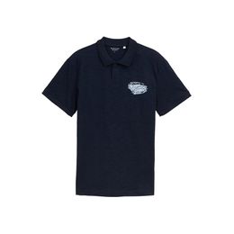 Tom Tailor Poloshirt Herren Größe L navy / hellblau / weiß