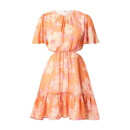 Dorothy Perkins Kleid Damen Größe 42 beige / orange / pink