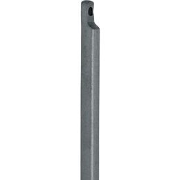 Deni, Zubehör Türbeschlag, Treibriegelstange mit Aussparung einseitig 1500 mm Ø 13 mm Stahl hell verzinkt