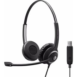 EPOS Impact SC 260 (Kabelgebunden, USB-A), Office Headset, Schwarz