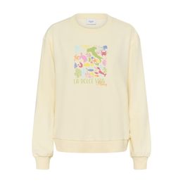 Saint Tropez Sweatshirt 'Loisa' Damen Gr&ouml;&szlig;e XXL elfenbein / mischfarben