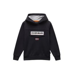 Napapijri Sweatshirt 'Burgee' Jungen Gr&ouml;&szlig;e 170/176 karminrot / schwarz / wei&szlig;