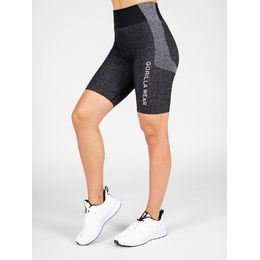 Gorilla Wear Sporthose 'Selah' Damen Gr&ouml;&szlig;e L/XL grau / schwarz / wei&szlig;