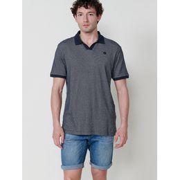 Koroshi Poloshirt Herren Gr&ouml;&szlig;e L navy / wei&szlig;