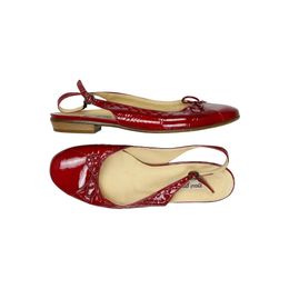 Paul Green Ballerina Damen Größe 39.5 Second Hand rot