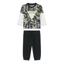 Guess Set Jungen Gr&ouml;&szlig;e 62 marine / hellgr&uuml;n / schwarz / wei&szlig;