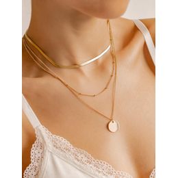 Hey Happiness Necklace 'Tripl&eacute;' female Gold size Onesize