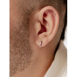 Hey Happiness Earring 'Small Band' male Silver size One Size