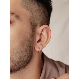 Hey Happiness Earring 'Plain Chunky' male Gold size One Size