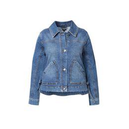 Ulla Popken Between-Season Jacket female Blue size 46-48