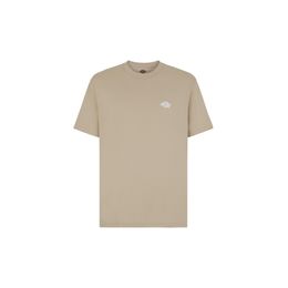 Dickies T-Shirt 'Summerdale' Herren Gr&ouml;&szlig;e XXL dunkelbeige / wei&szlig;