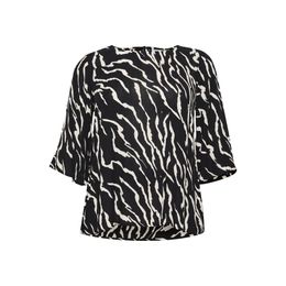 Kaffe Curve Bluse 'Ami' Damen Gr&ouml;&szlig;e XXXL ecru / schwarz