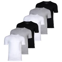 BOSS Shirt Herren Gr&ouml;&szlig;e L grau / schwarz / wei&szlig;