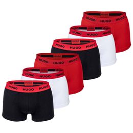 Hugo Boxershorts Herren Größe XL rot / schwarz / weiß