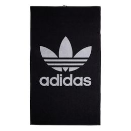 adidas originals Strandtuch 'Originals Towel' Herren Größe One Size hellgrau / schwarz