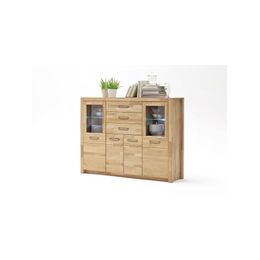 Vaja Kommode Fenja 4-trg mit 3 Schubladen in Braun | Gr.: onesize