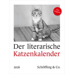 Sch&ouml;ffling & Co. Kalender - Der literarische Katzenkalender 2026 | Gr.: onesize