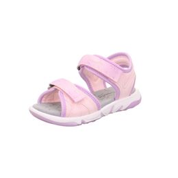 Superfit Leder-Sandalen "Pebbles" in Rosa/ Lila | Gr.: 32