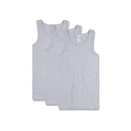 Sanetta Unterhemd 3er Pack in Grau | Gr.: 128