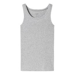 Schiesser Tanktop Pure Rib in grau-mel. | Gr.: 36