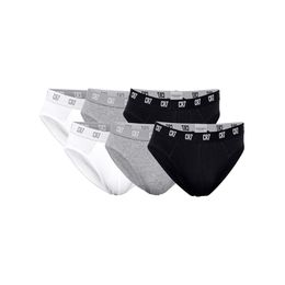 CR7 Slip 6er Pack in Schwarz/Grau/Wei&szlig; | Gr.: L