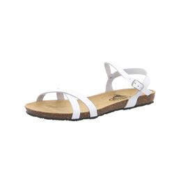 Plakton Sandalette in wei&szlig; | Gr.: 42