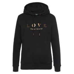 Buffalo Kapuzensweatshirt in schwarz | Gr.: 32/34